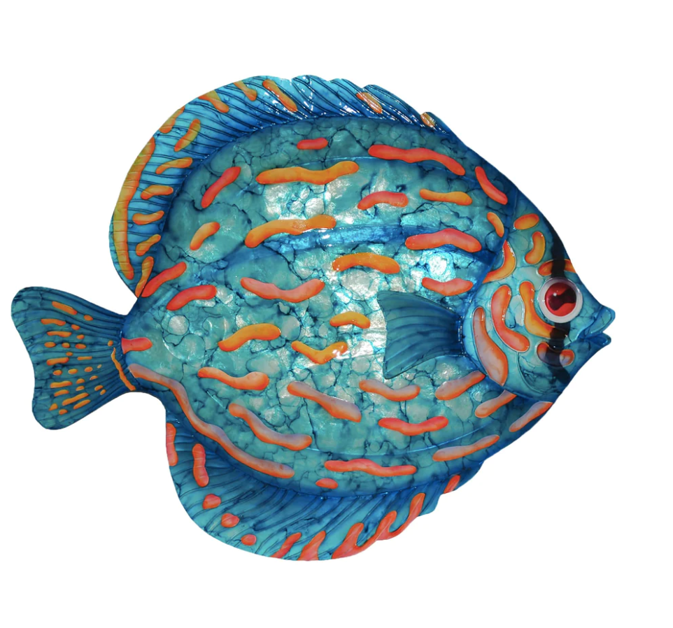 Fish Wall Decor - Blue Discus | Florida Linen